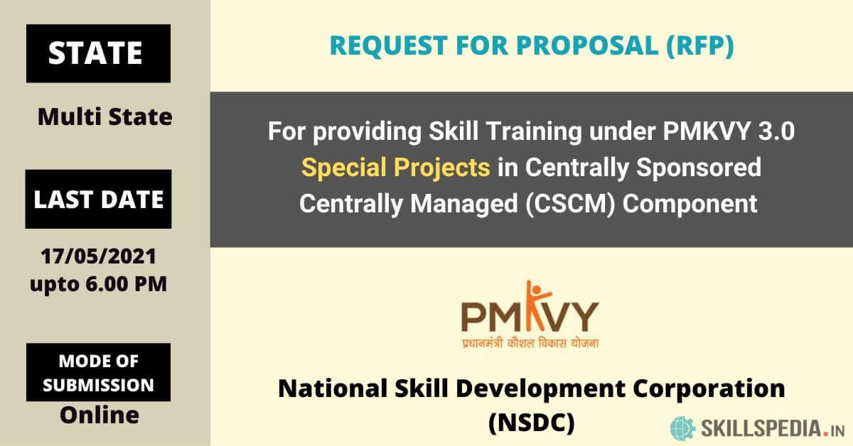 Tenders/EOI/RFP - Skill Development Tenders, EOI, RFP, News and more...