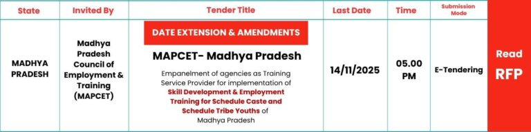 SKILLSPEDIA.IN - New Skill Development Tenders, EOI, RFP, News and more...